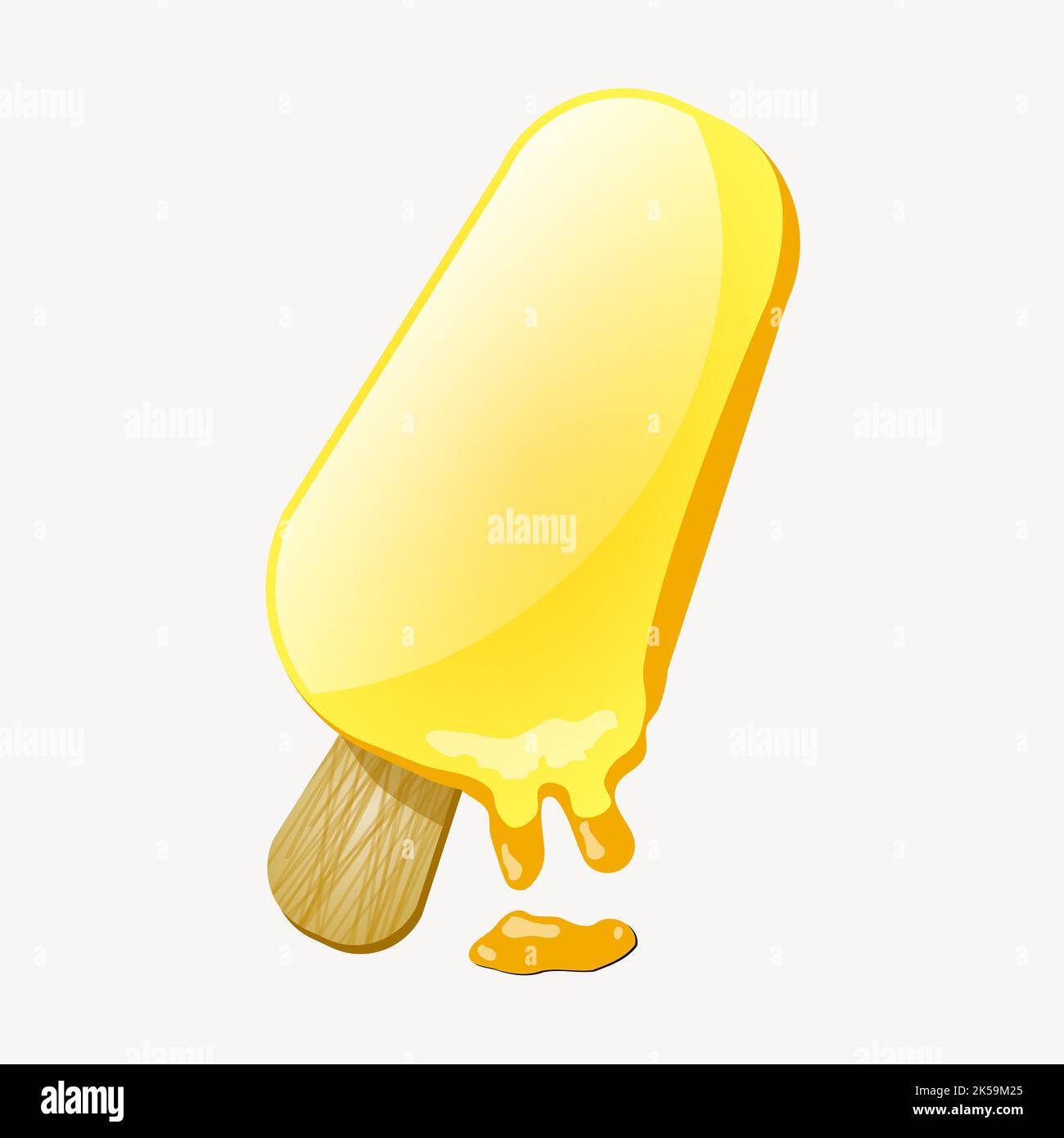 Ice-cream popsicle clipart, dessert illustration vector Stock Vector ...