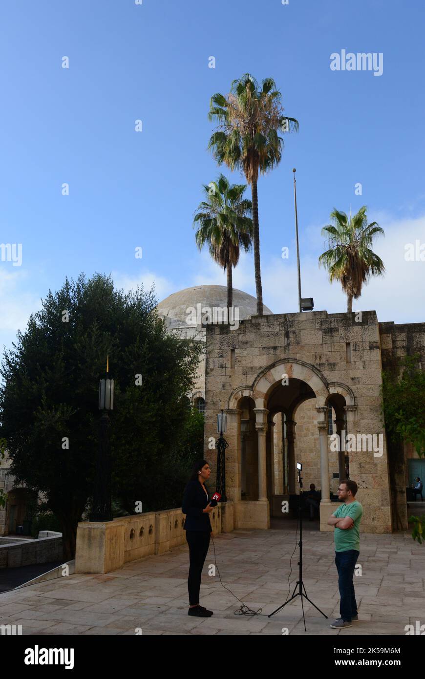 The Iconic YMCA building in Jerusalem, Israel Stock Photo - Alamy