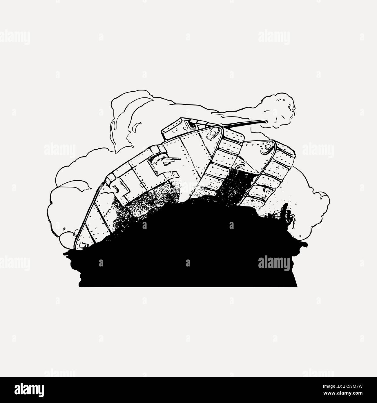 Tank drawing hi-res stock photography and images - Alamy