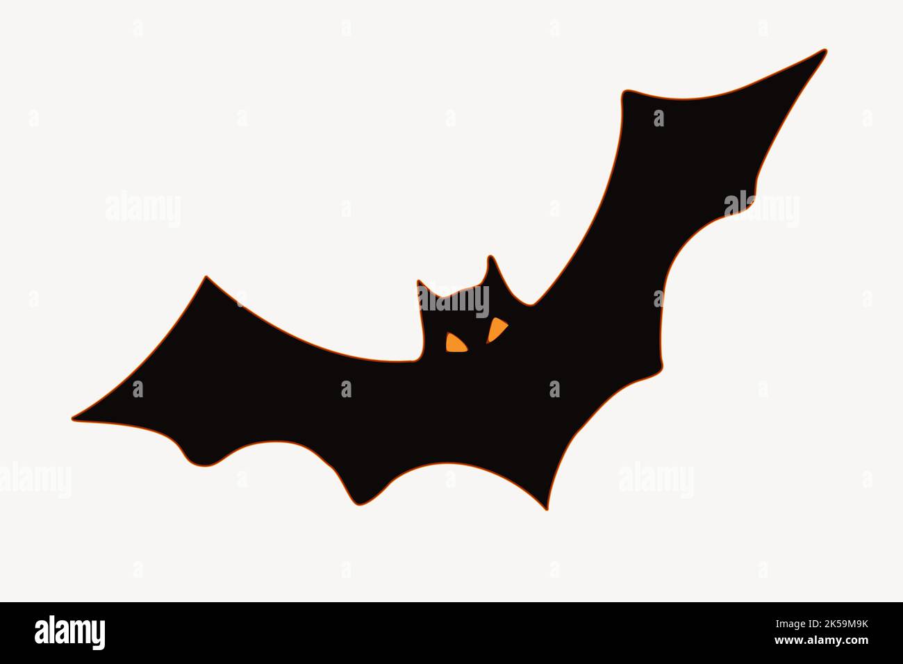 Flying bat clipart Stock Vector Images - Alamy