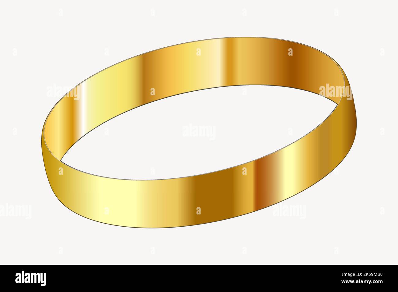 Gold ring clipart, illustration vector Stock Vector Image & Art - Alamy