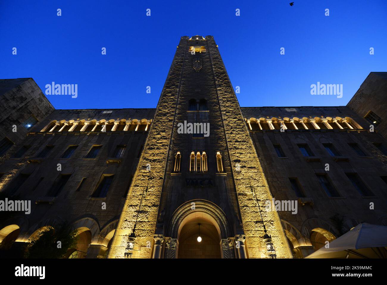 The Iconic YMCA building in Jerusalem, Israel Stock Photo - Alamy