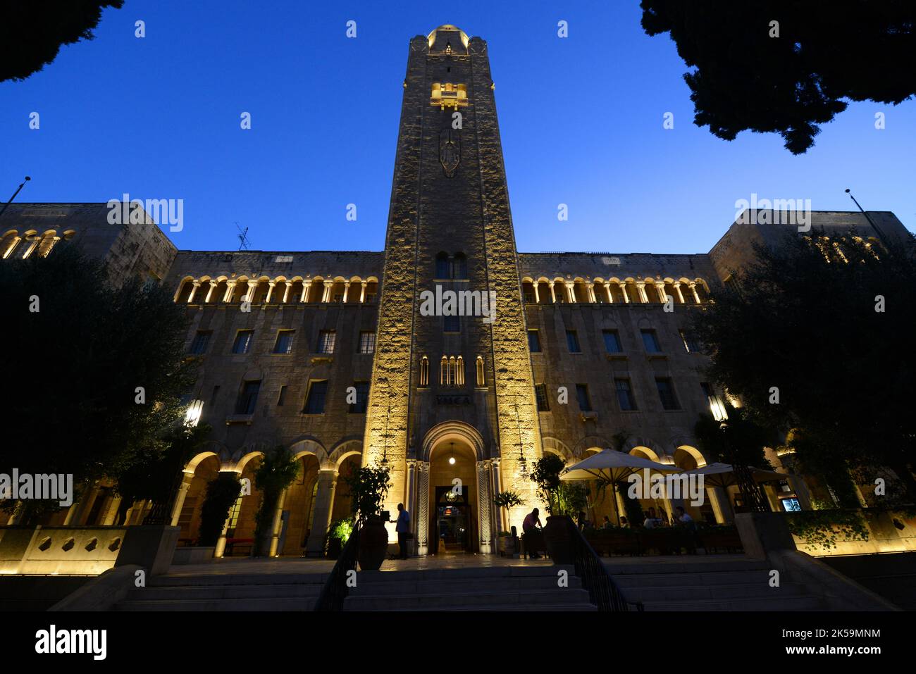 The Iconic YMCA building in Jerusalem, Israel Stock Photo - Alamy