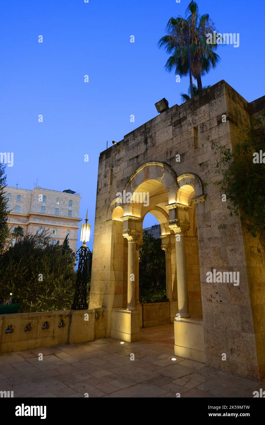 The Iconic YMCA building in Jerusalem, Israel Stock Photo - Alamy