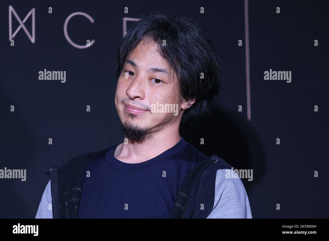 October 5, 2022 - Hiroyuki Nishimura, also known as "Hiroyuki", the administrator of Japan's ...