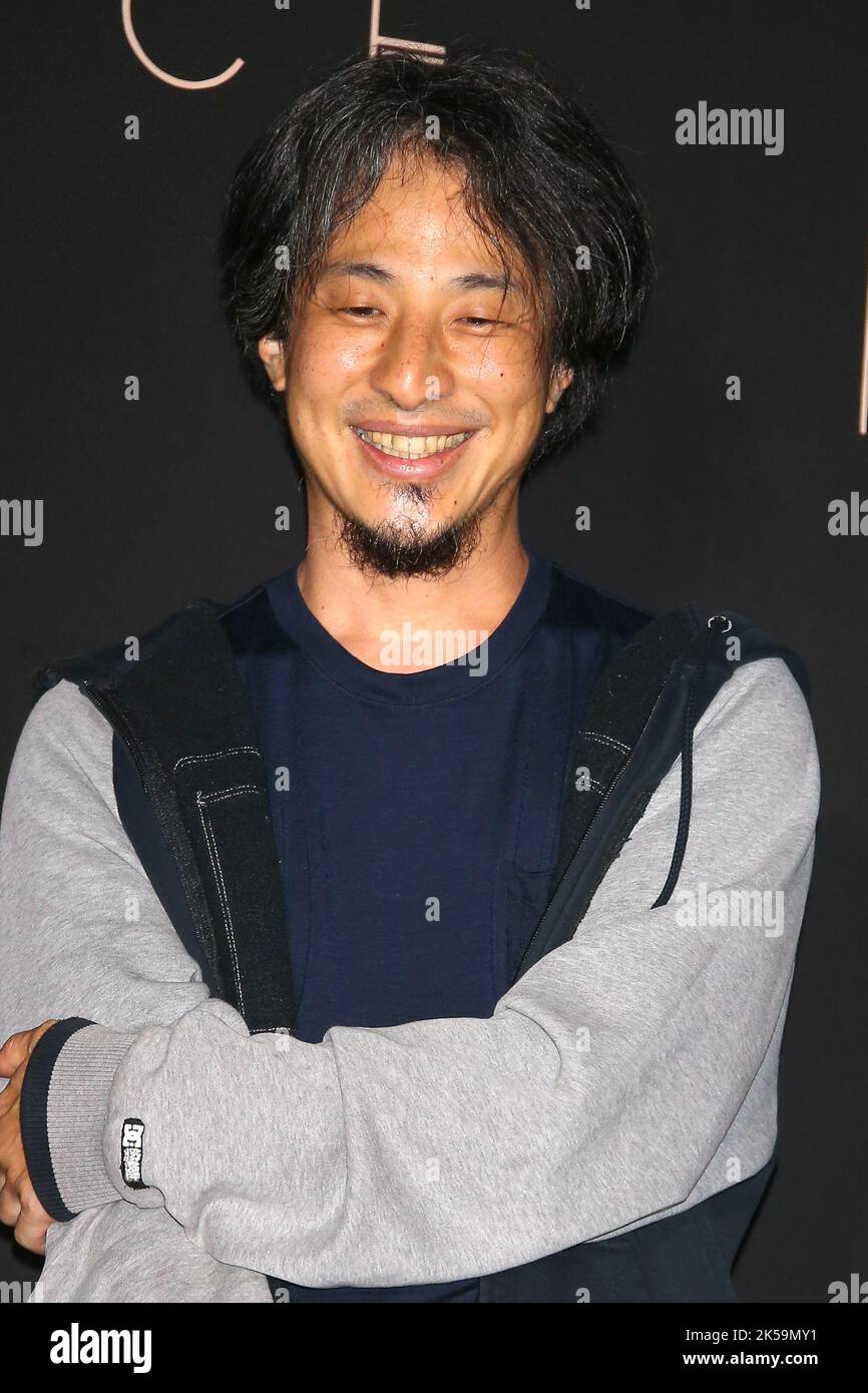 October 5, 2022 - Hiroyuki Nishimura also known as "Hiroyuki", the administrator of Japan's ...