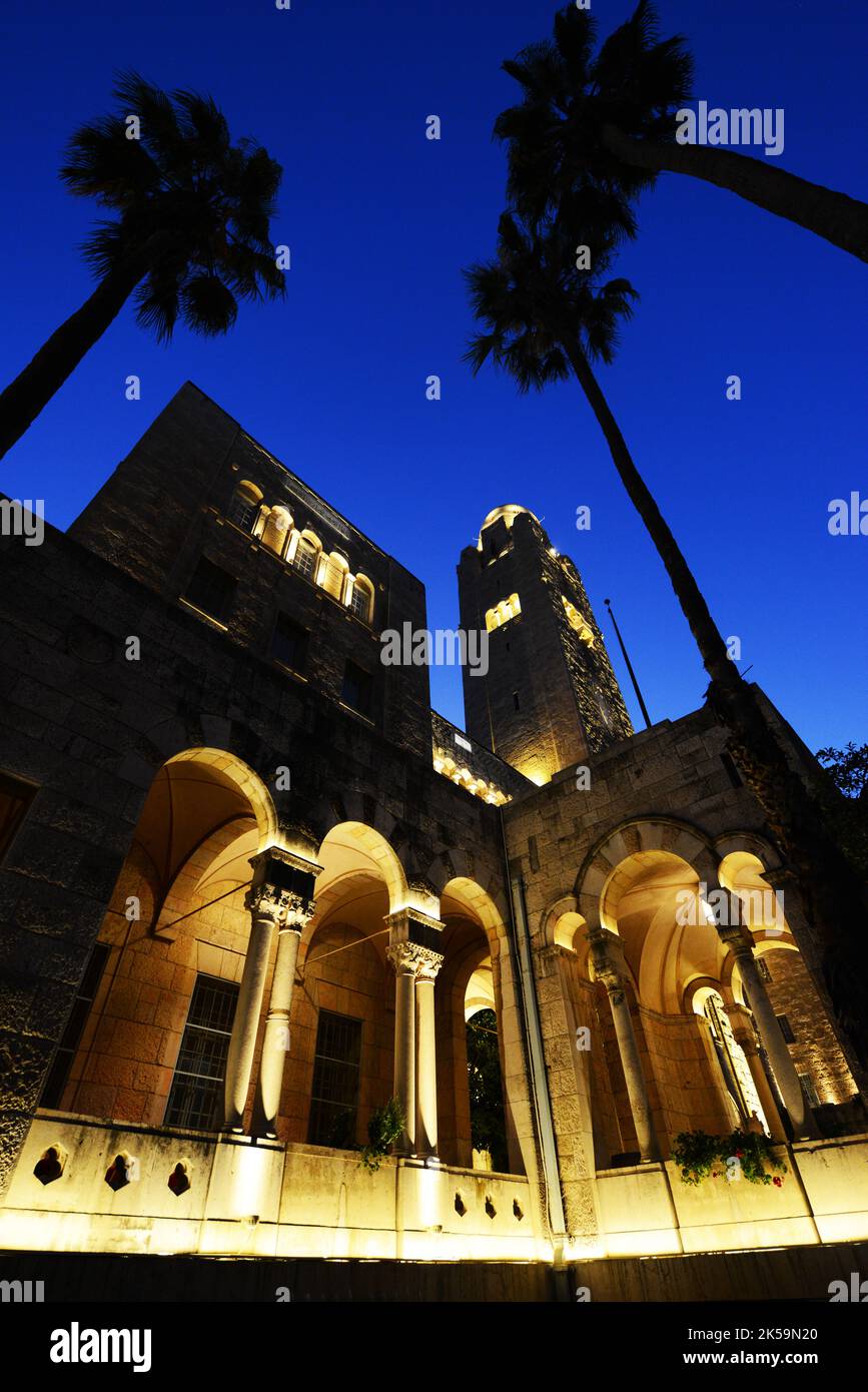 The Iconic YMCA building in Jerusalem, Israel Stock Photo - Alamy