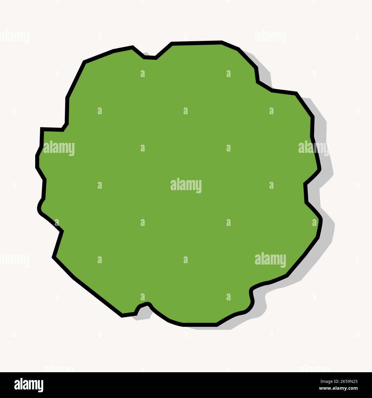 Tree top view clipart, botanical illustration vector Stock Vector Image ...