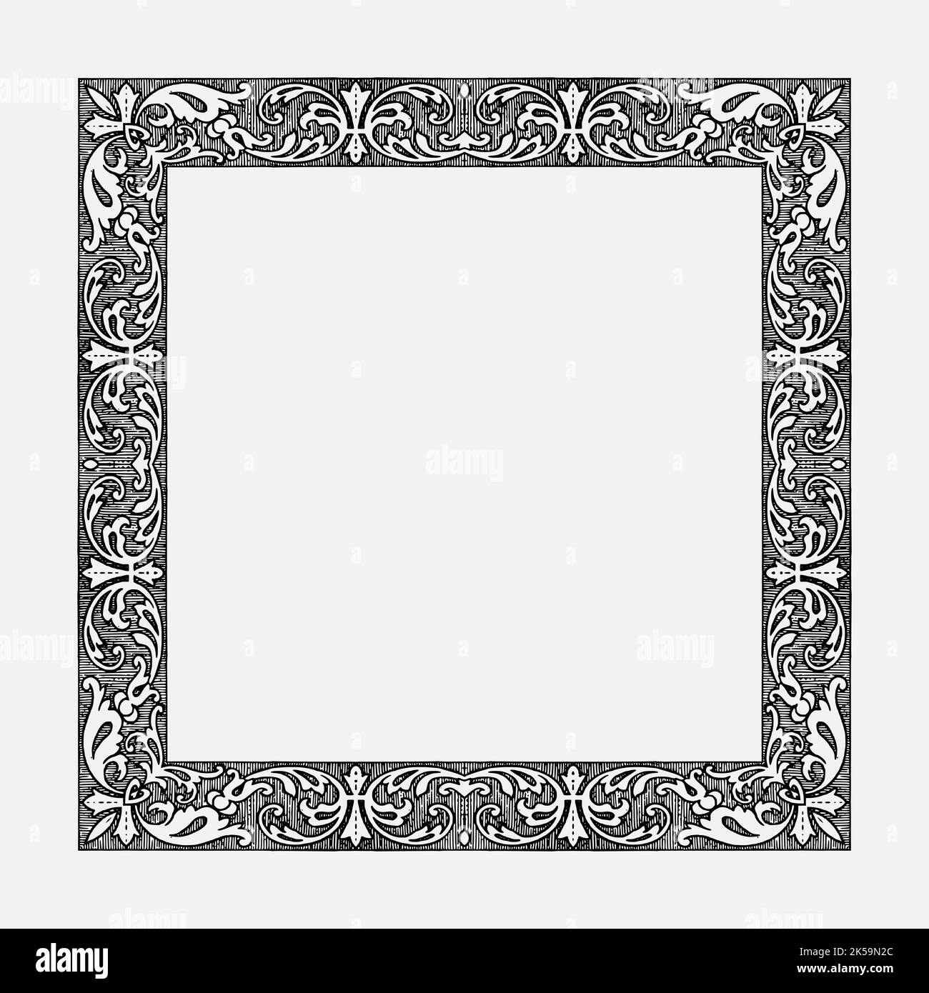 Flourish frame clipart Stock Vector Images - Alamy