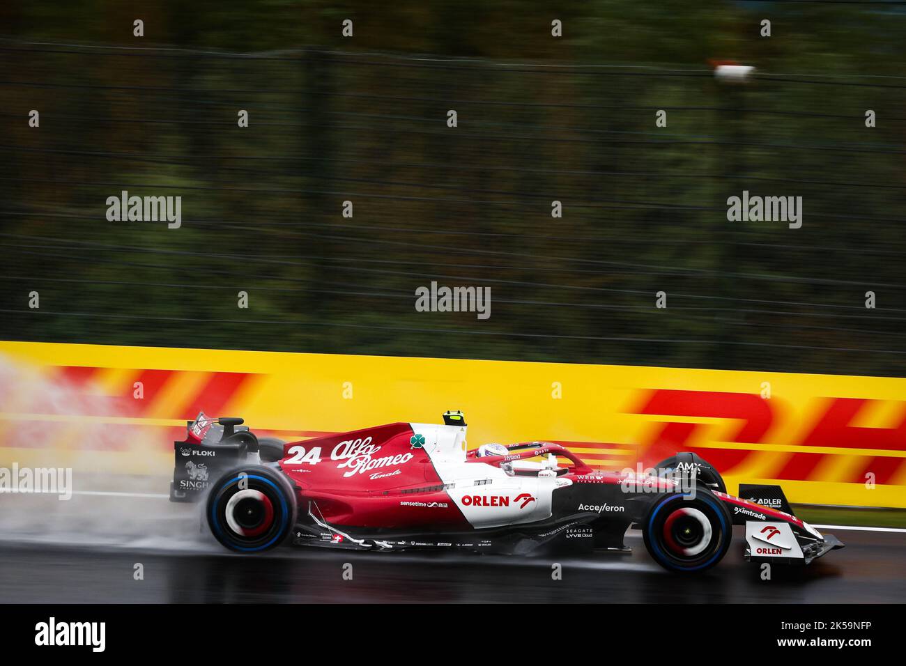 Suzuka, Japan, 07/10/2022, 24 ZHOU Guanyu (chi), Alfa Romeo F1 Team ORLEN C42, action during the ...