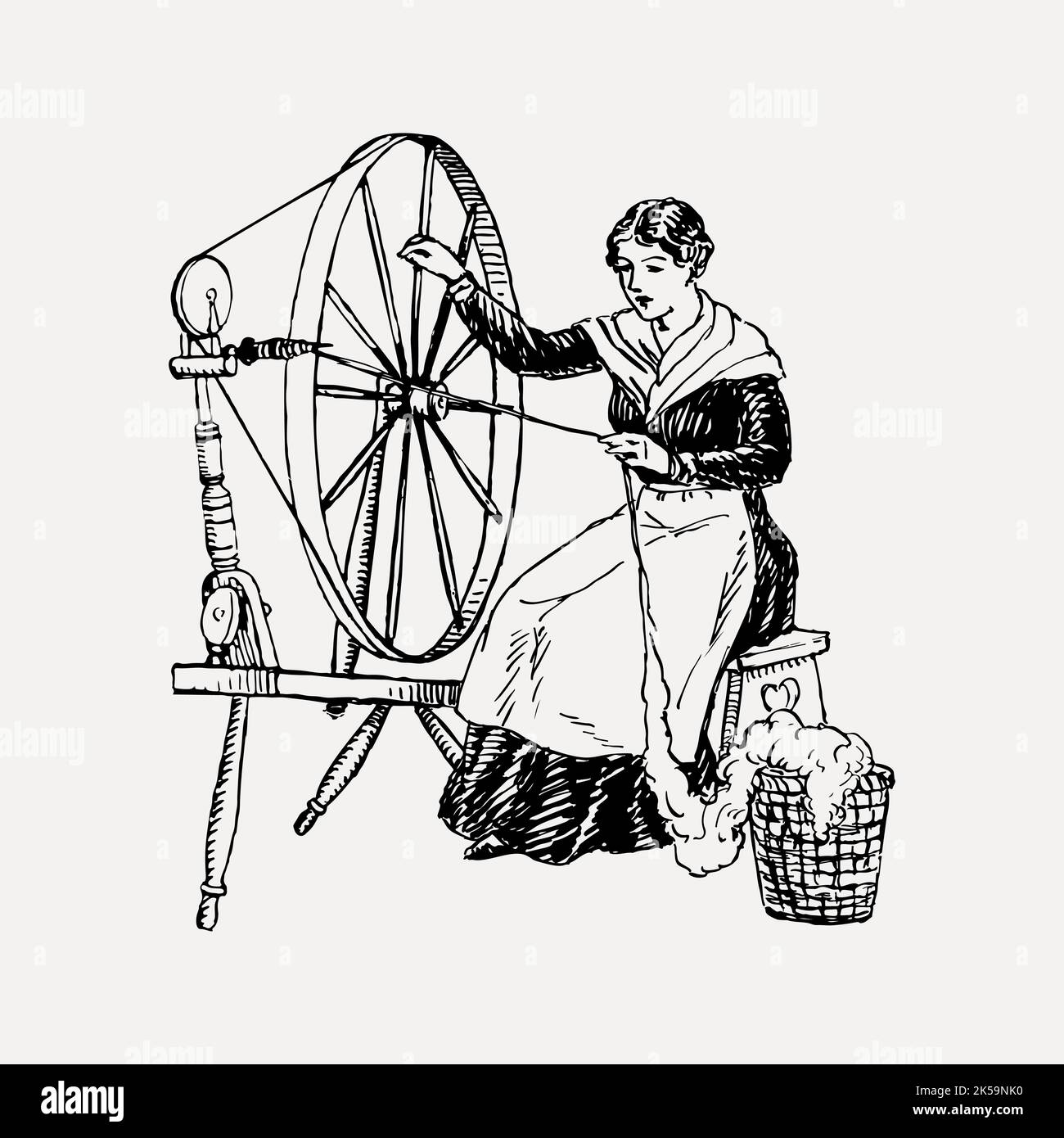 Spinnrad Clipart