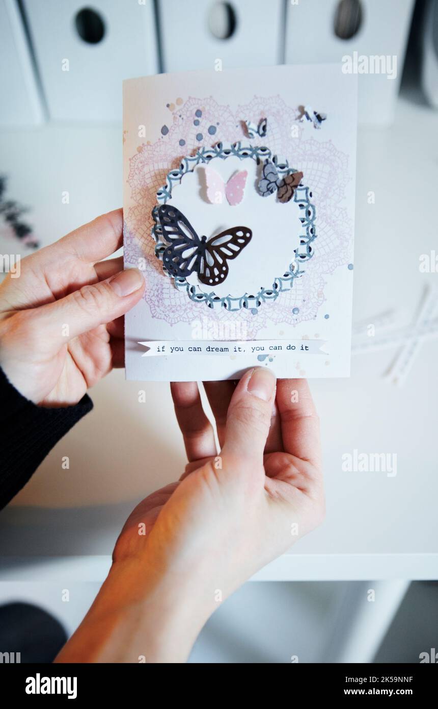 Art inspired one hand hi-res stock photography and images - Alamy