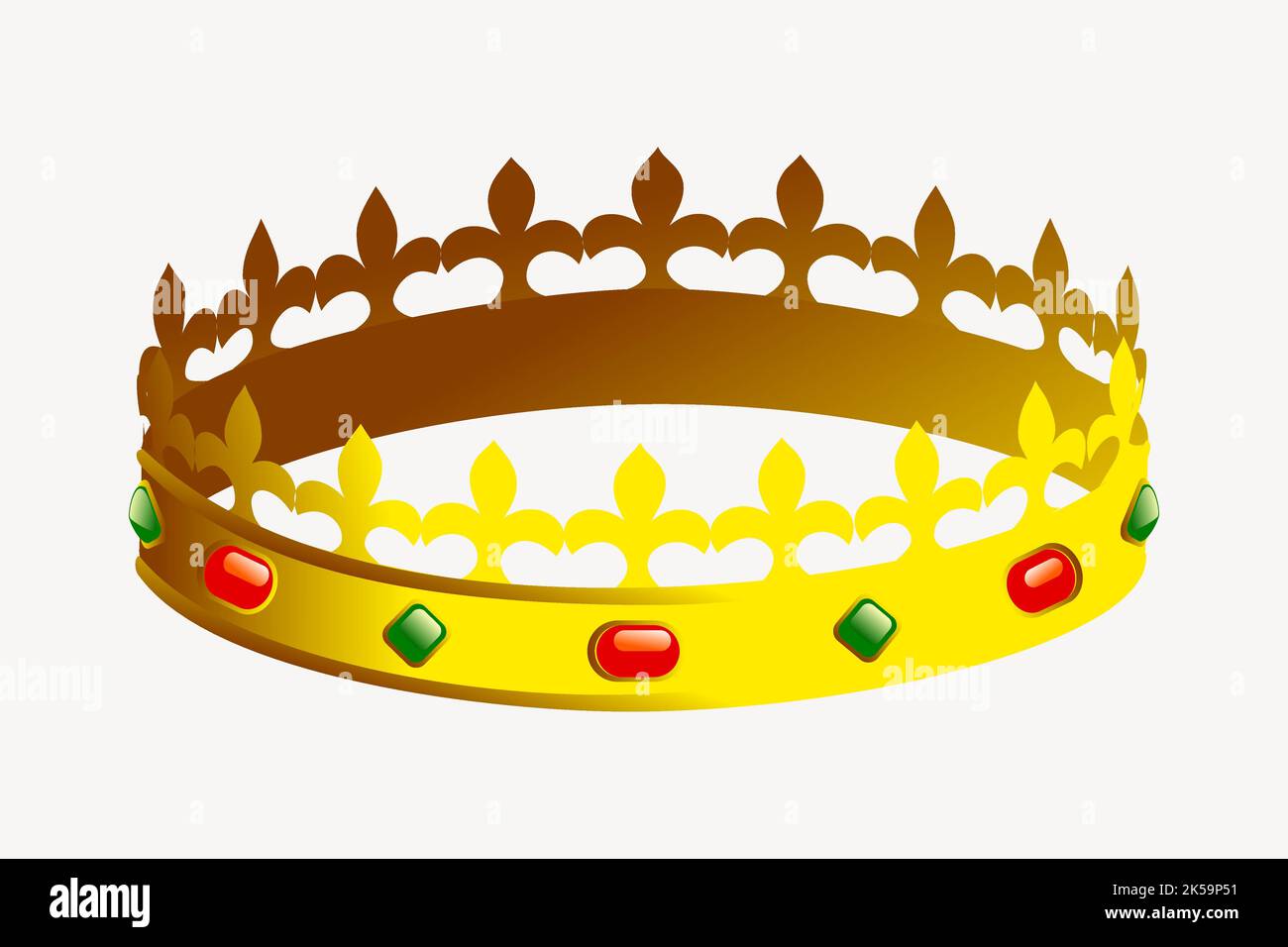Crown clipart, illustration vector Stock Vector Image & Art - Alamy