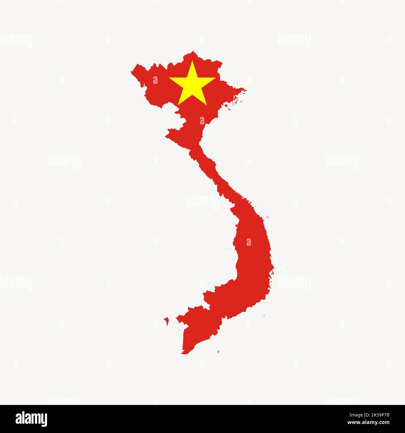 Vietnam flag map hi-res stock photography and images - Alamy