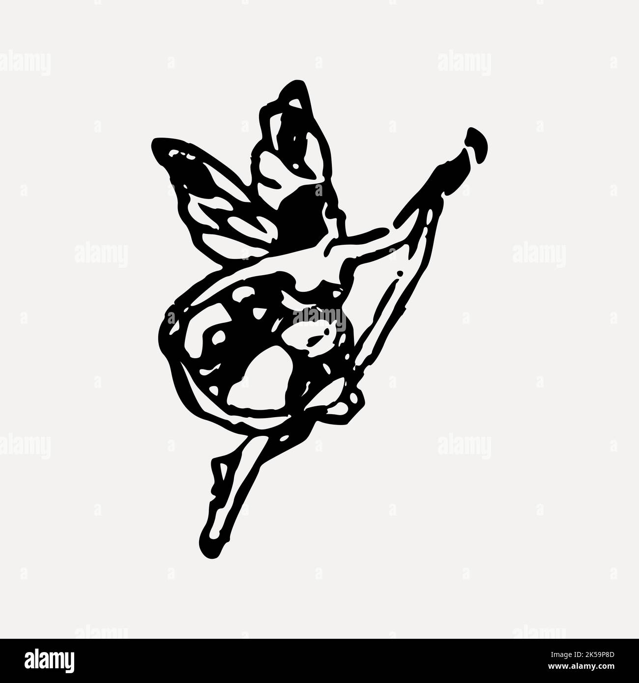 Magic fairy clipart, drawing illustration vector Stock Vector Image ...