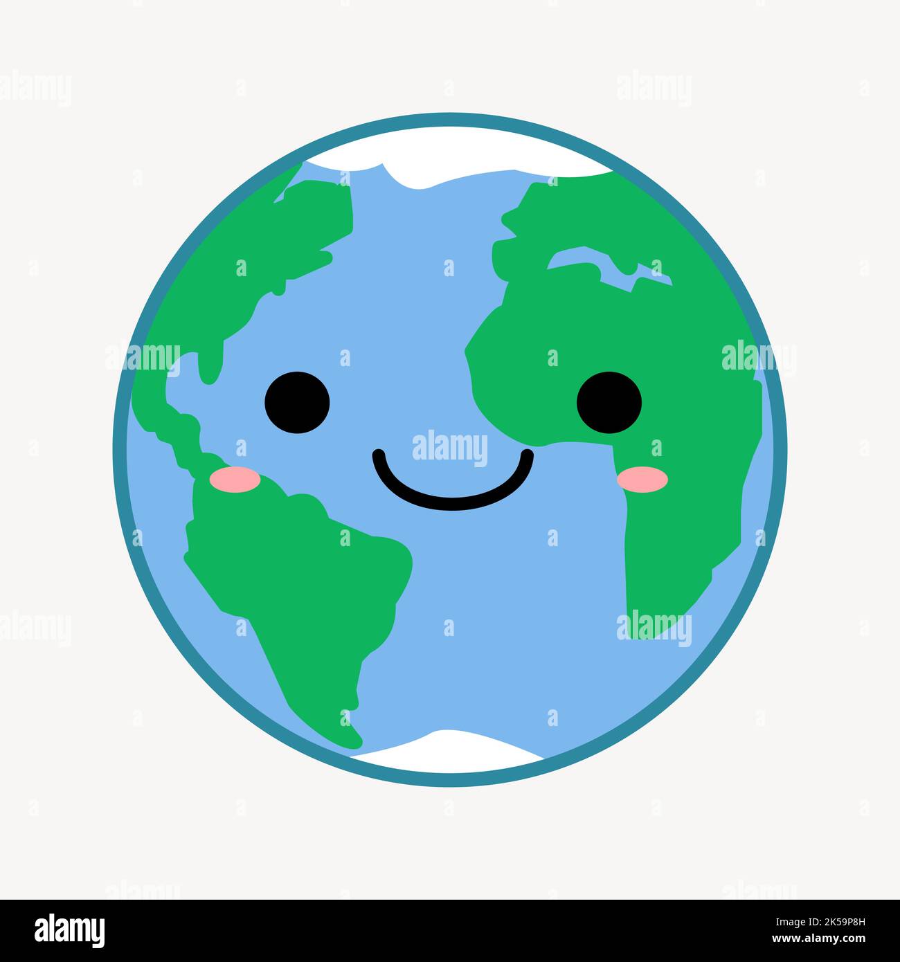Smiling Earth collage element vector Stock Vector Image & Art - Alamy