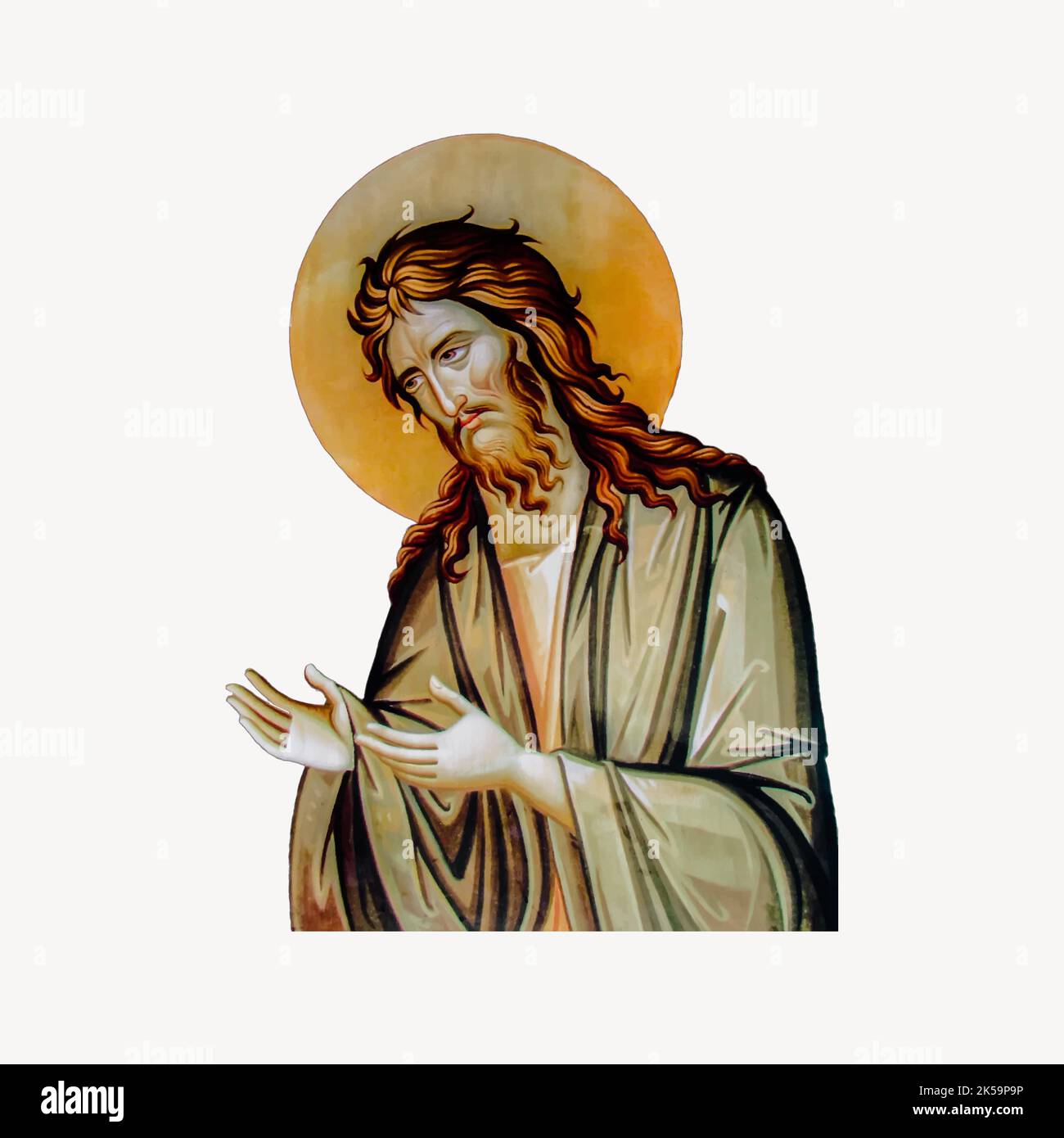 John the Baptist collage element vector Stock Vector Image & Art - Alamy