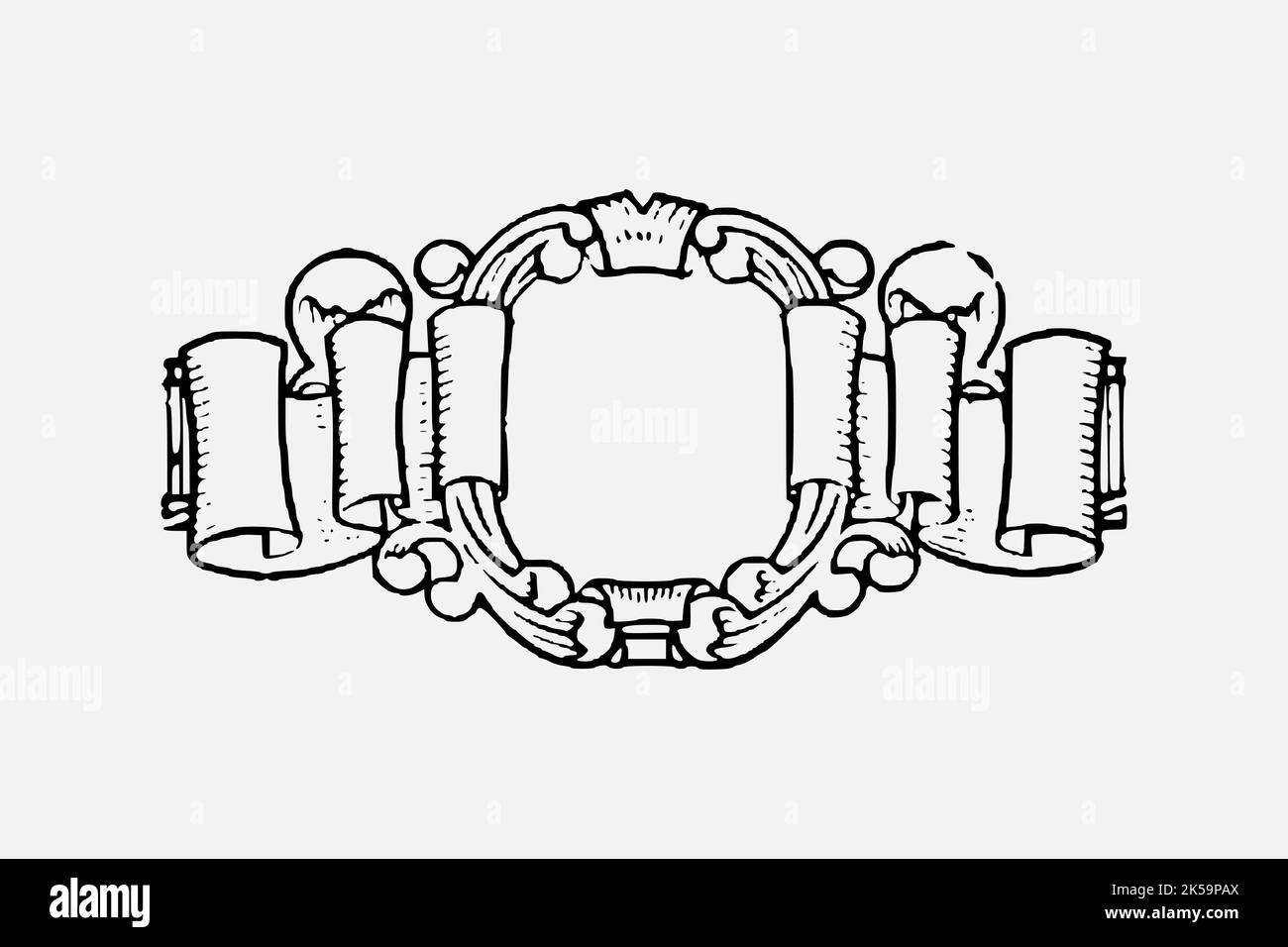 Cartouche clipart hi-res stock photography and images - Alamy