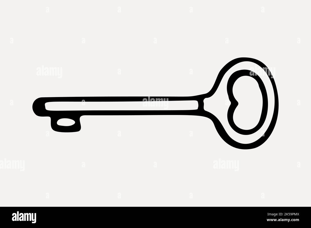 Key clipart, drawing illustration vector Stock Vector Image & Art - Alamy