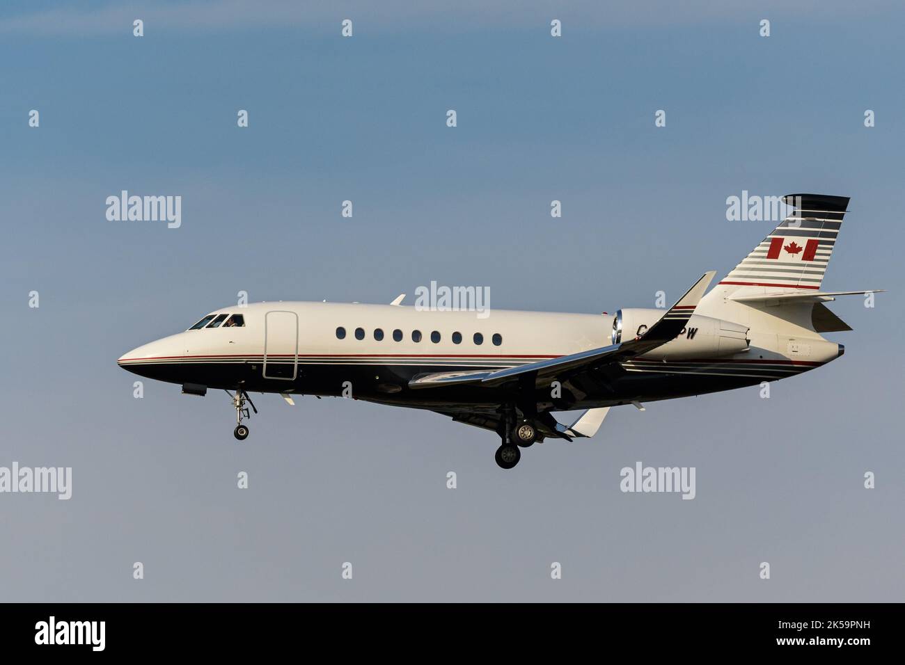Richmond, British Columbia, Canada. 6th Oct, 2022. A Dassault Falcon ...