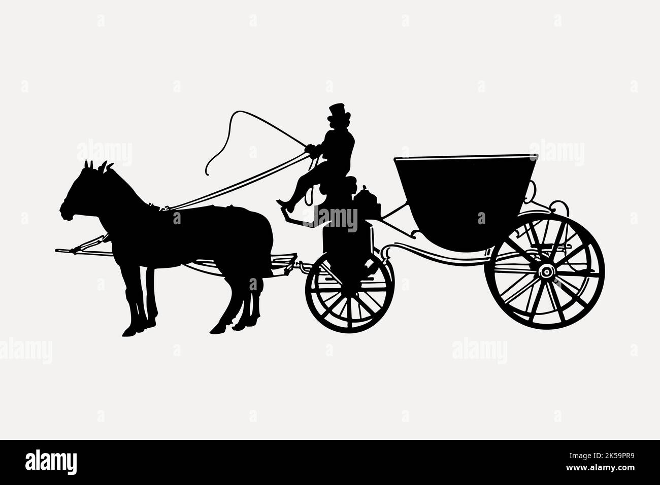 Stagecoach clipart, drawing illustration vector Stock Vector Image ...