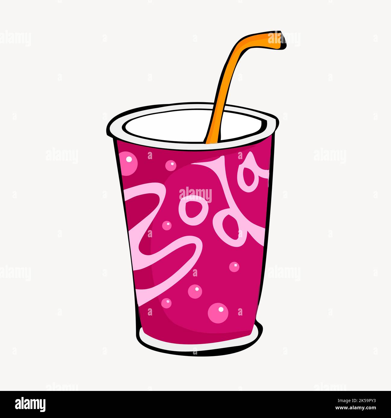 Soda Cup Clipart Drinks Illustration Vector Stock Vector Image And Art Alamy