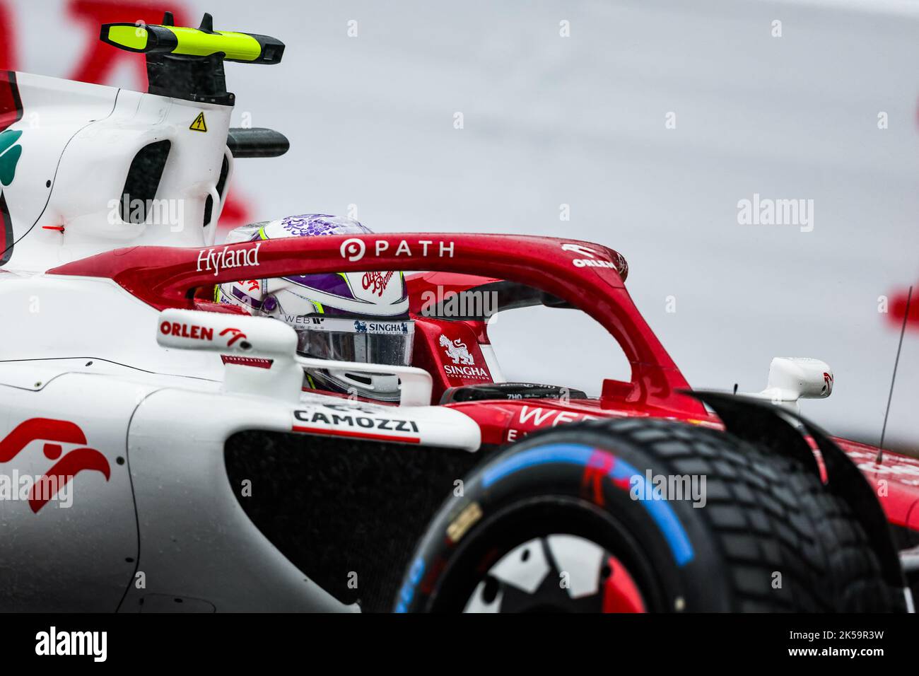 Suzuka, Japan, 07/10/2022, 24 ZHOU Guanyu (chi), Alfa Romeo F1 Team ORLEN C42, action during the ...