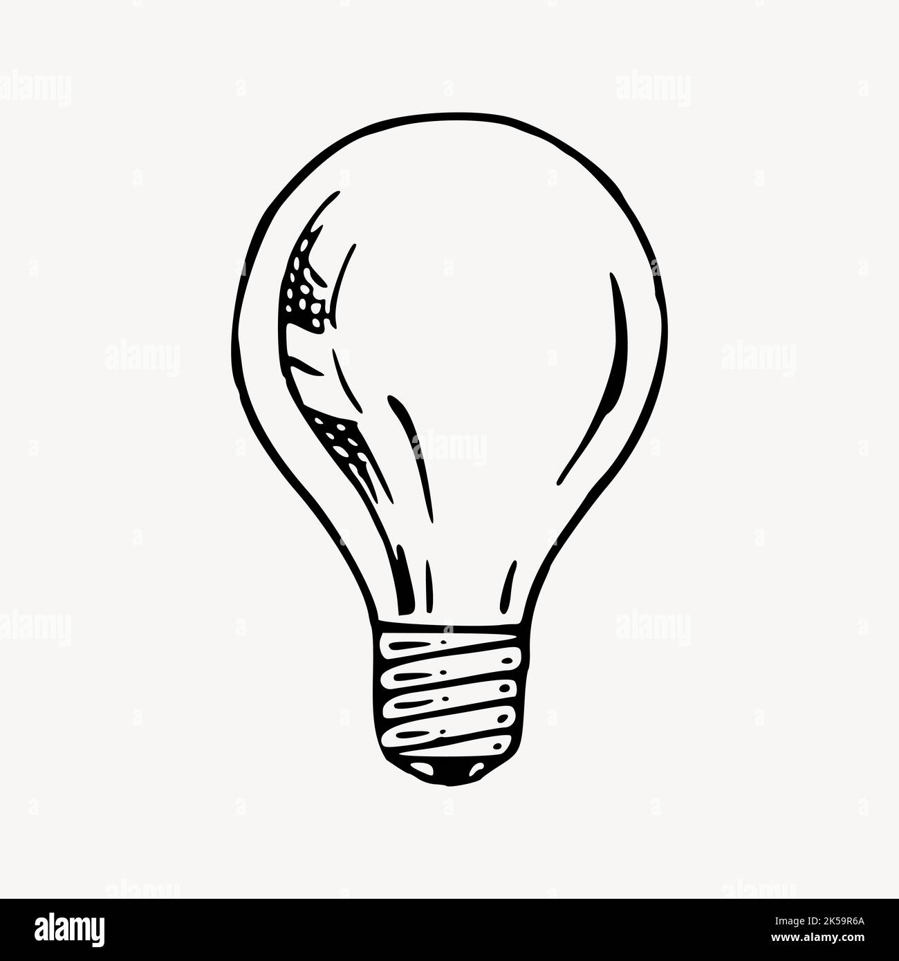 Light bulb collage element vector Stock Vector Image & Art - Alamy