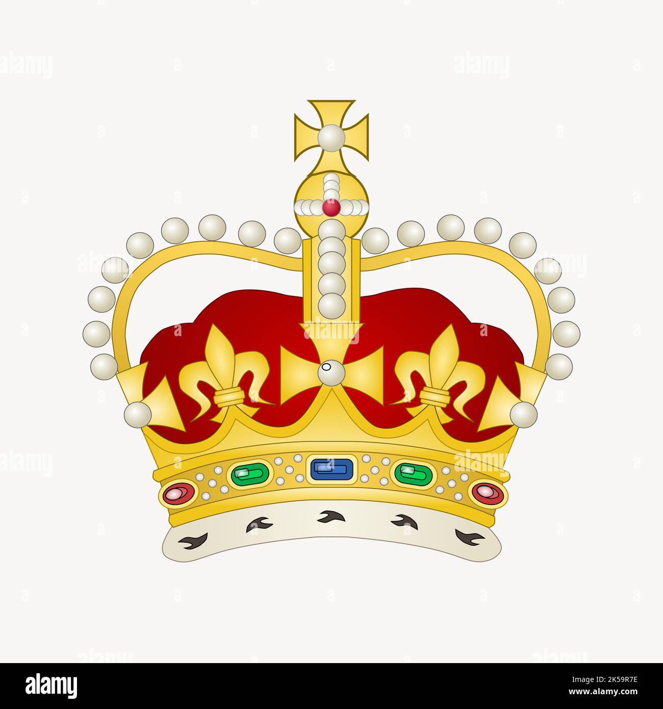 Royal crown collage element vector Stock Vector Image & Art - Alamy
