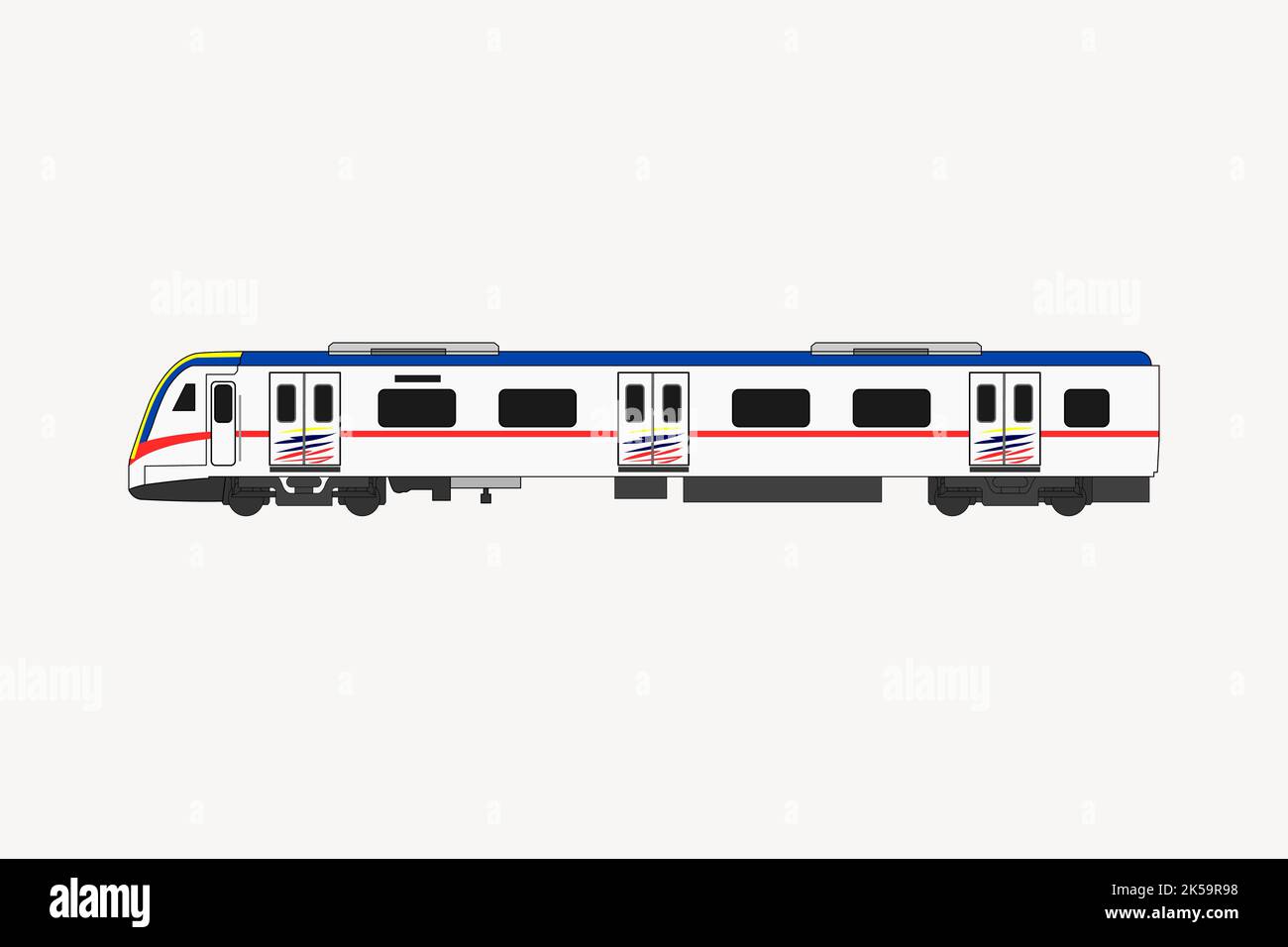 Train clipart, vehicle illustration vector Stock Vector Image & Art - Alamy