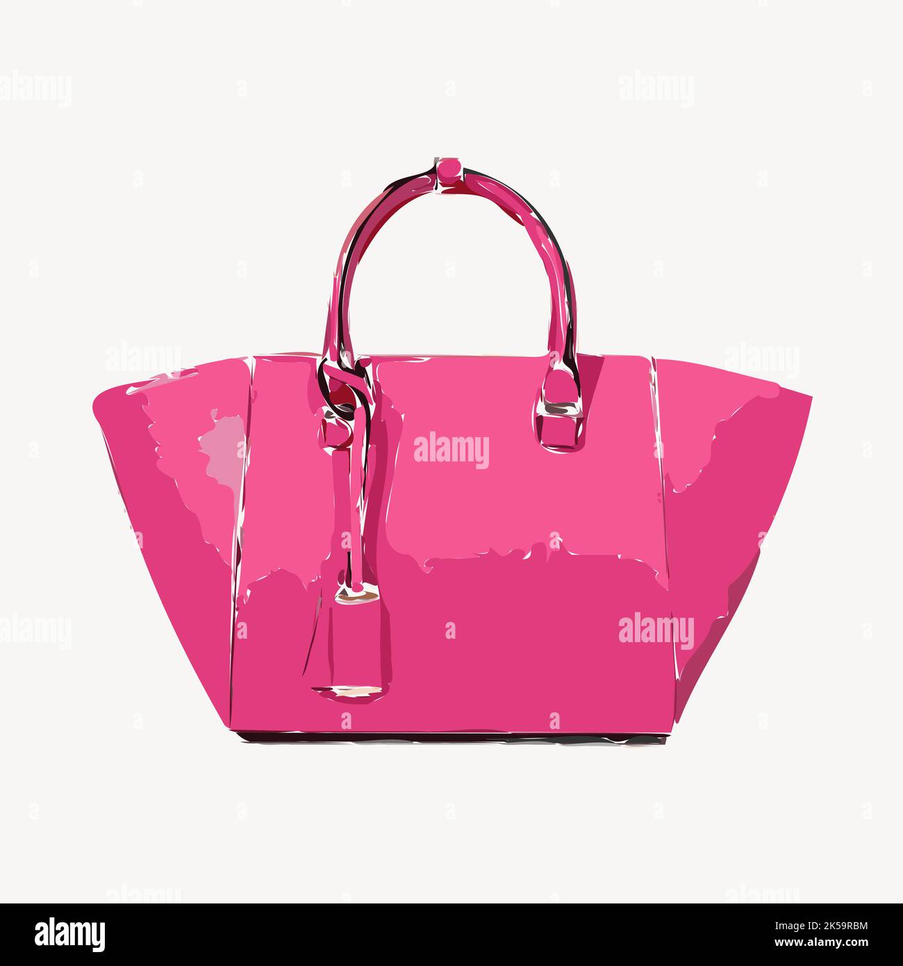 Pink bag clipart Stock Vector Images - Alamy