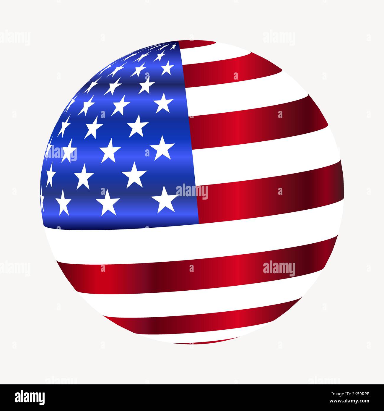 Usa Flag Circle Clipart Illustration Vector Stock Vector Image And Art Alamy