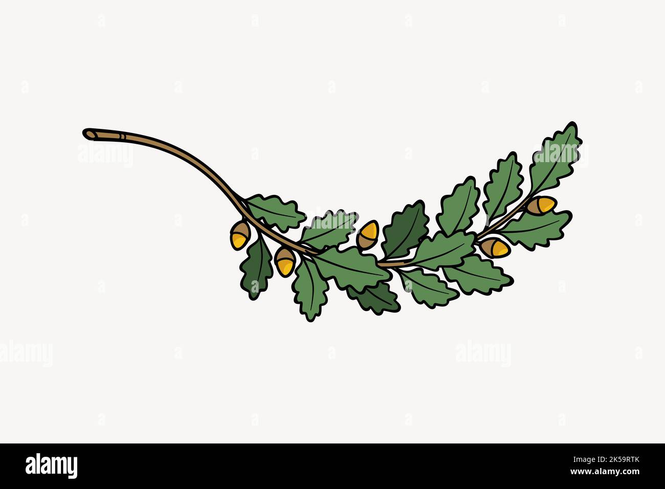 Oak leaf collage element vector Stock Vector Image & Art - Alamy