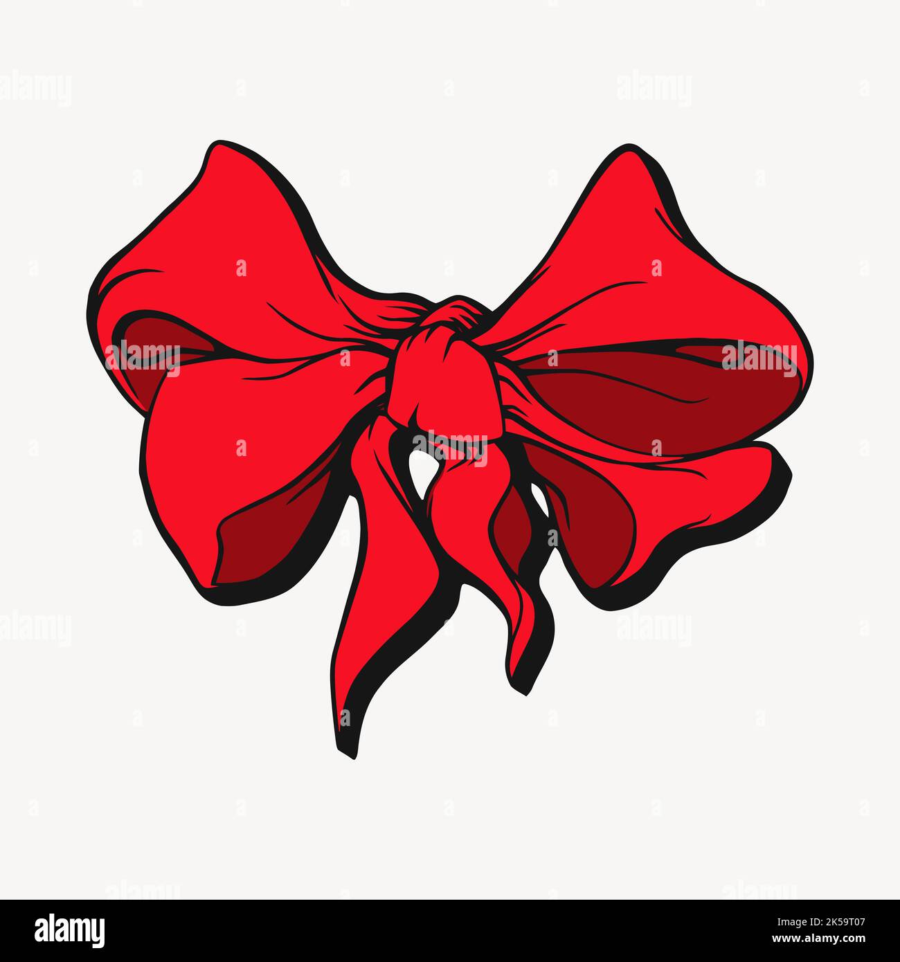 Bow clipart, illustration vector Stock Vector Image & Art - Alamy