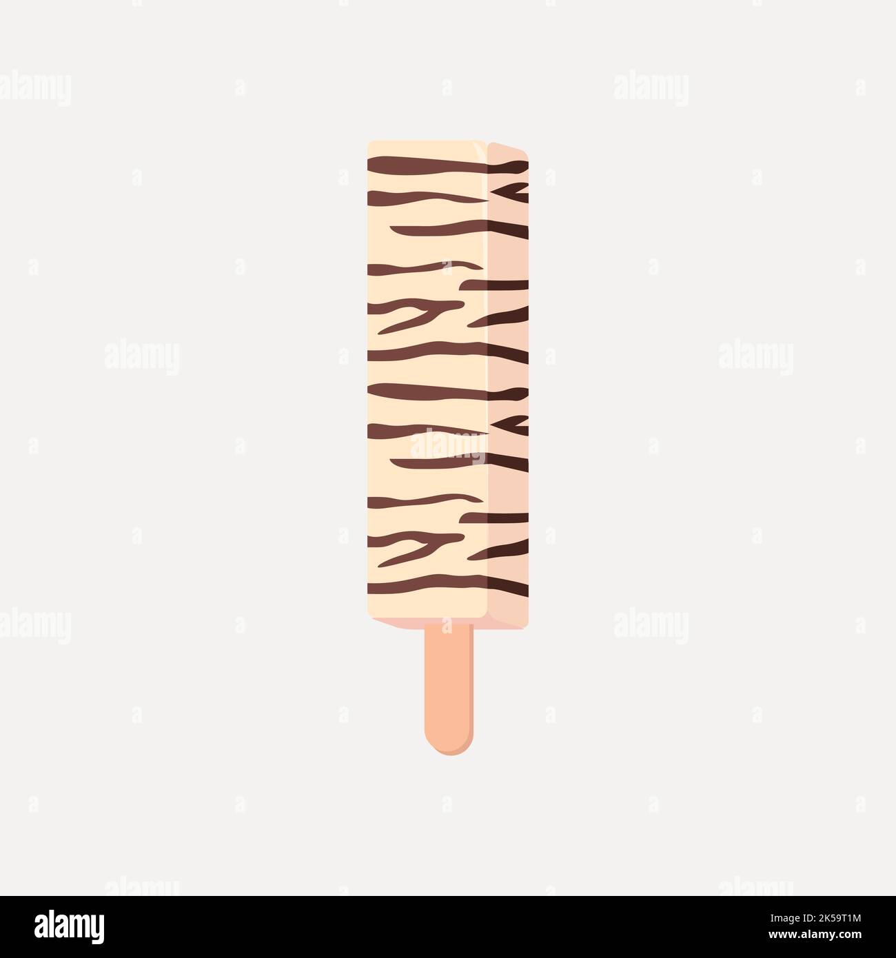 Popsicle ice-cream clipart, dessert illustration vector Stock Vector ...