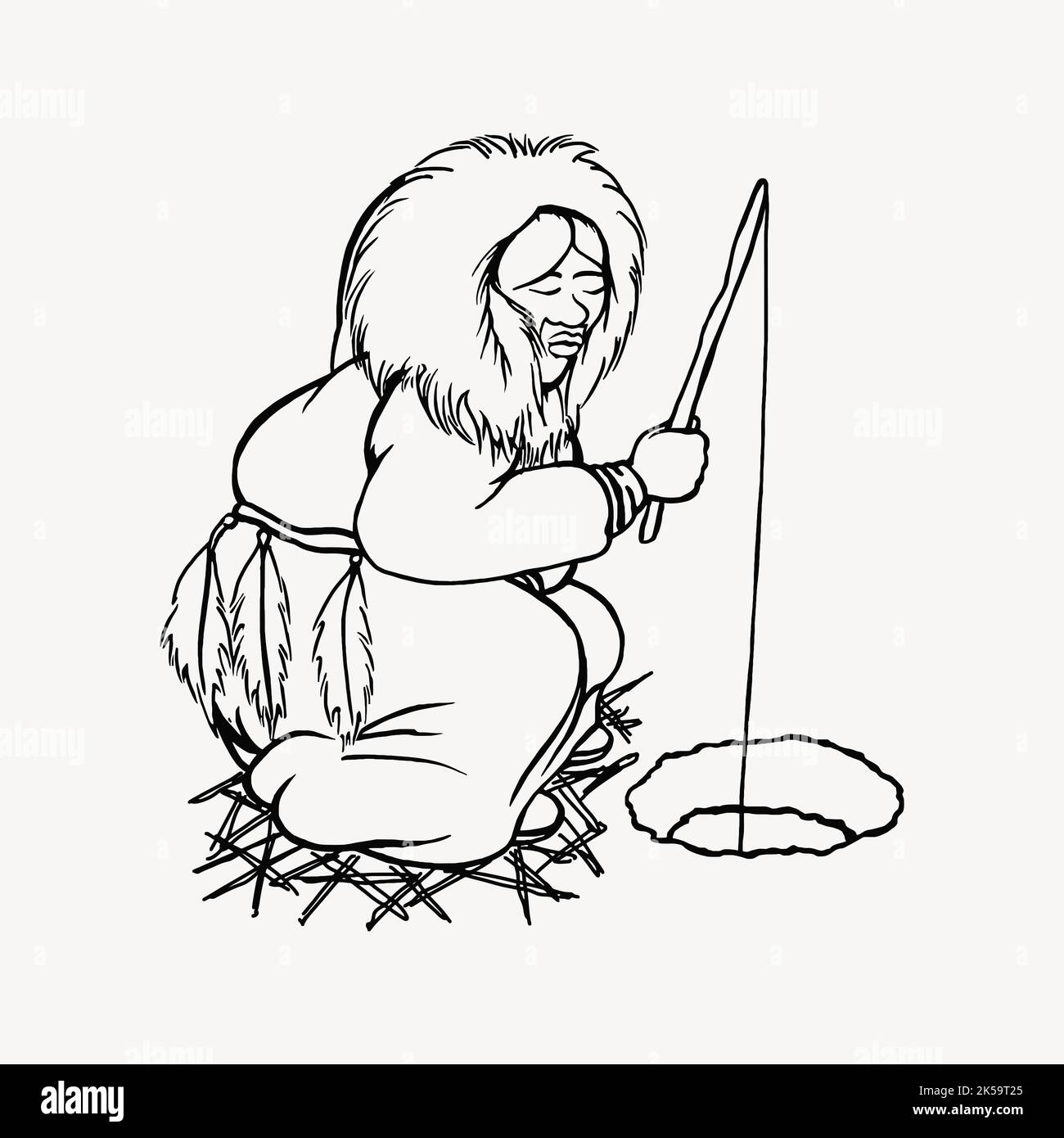 Eskimo collage element vector Stock Vector Image & Art - Alamy