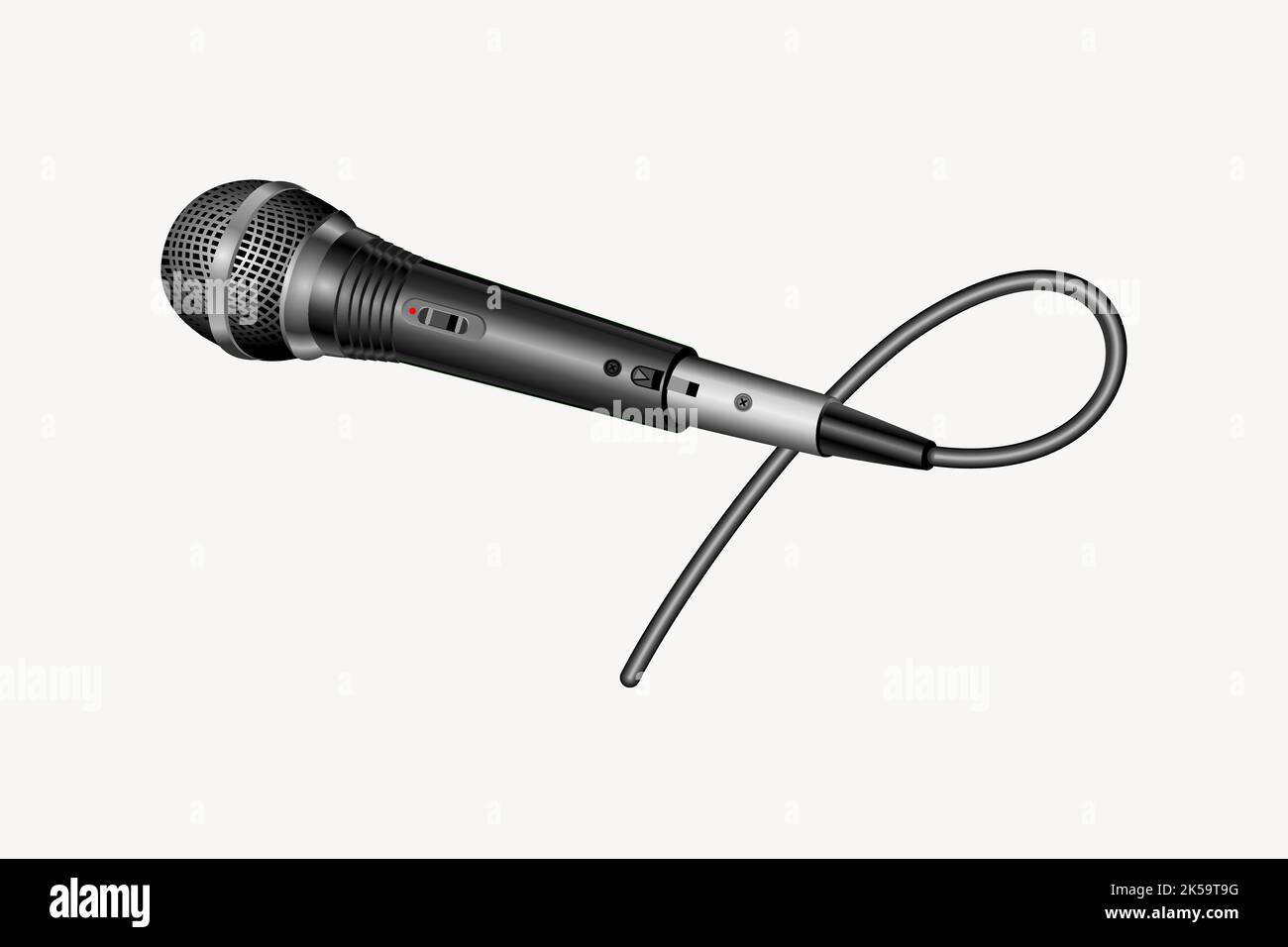 Microphone collage element vector Stock Vector Image & Art - Alamy