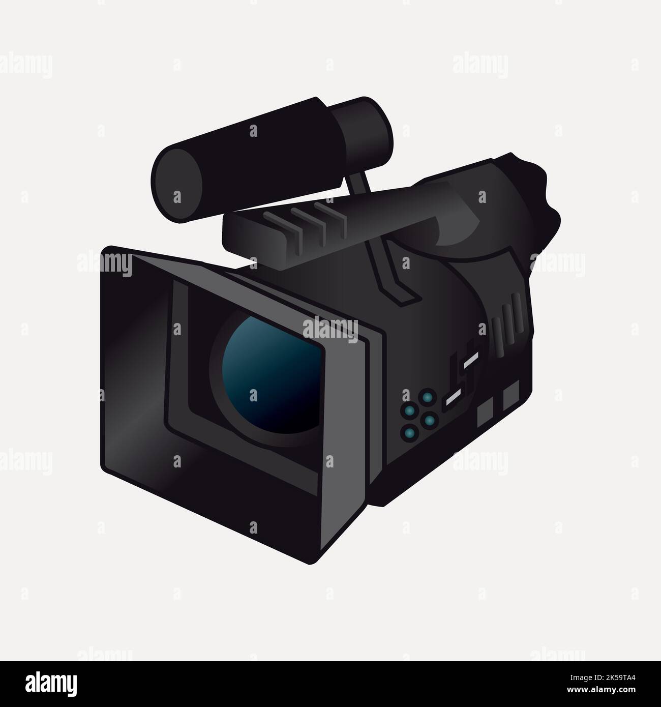 Studio camera clipart, illustration vector Stock Vector Image & Art - Alamy