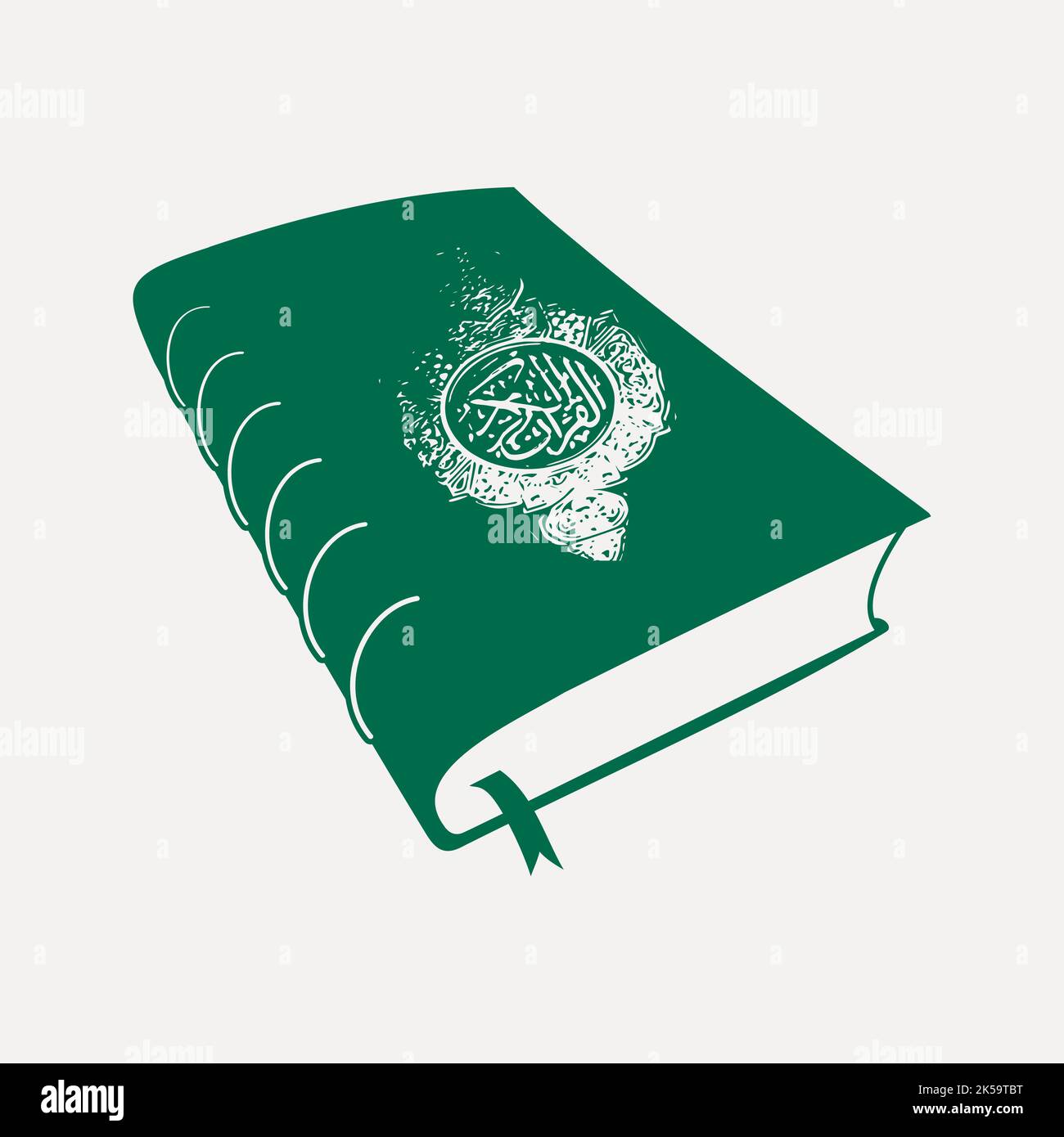 Green book clipart, illustration vector Stock Vector Image & Art - Alamy
