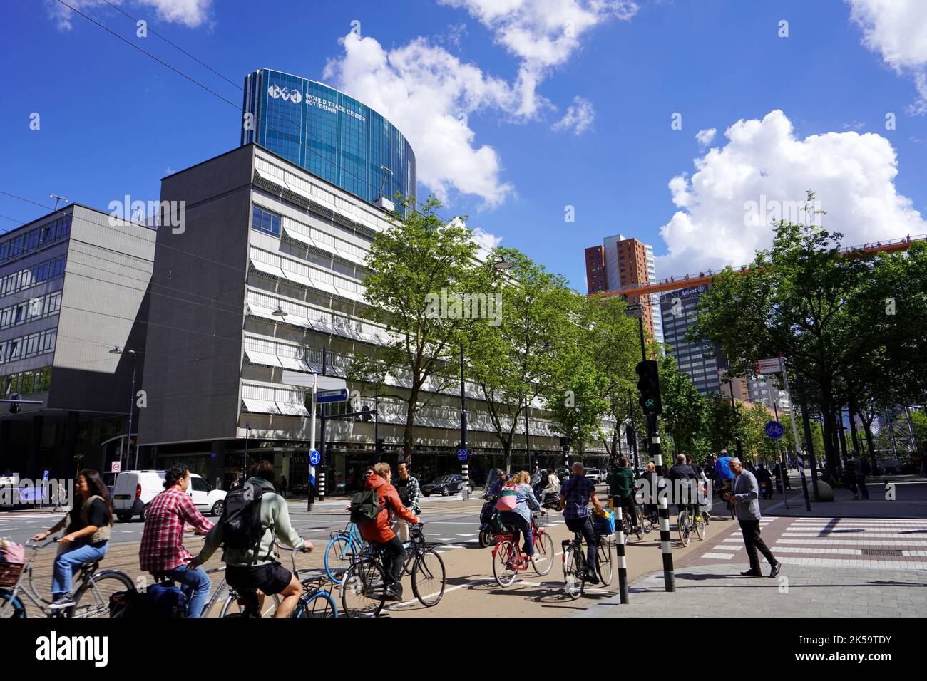 ROTTERDAM, NETHERLANDS - JUNE 9, 2022: Rotterdam sustainable urban ...