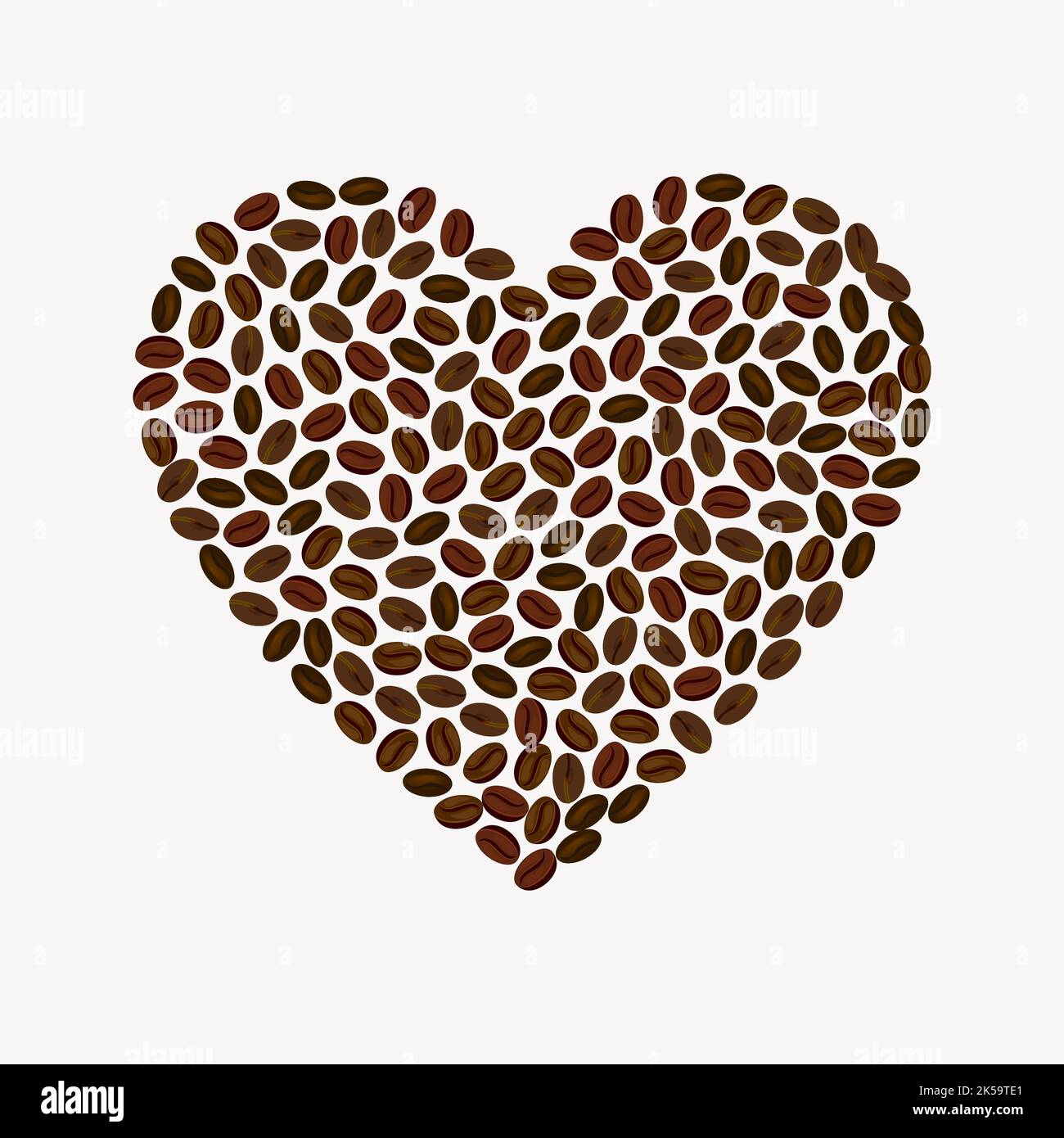 Heart of beans Stock Vector Images - Alamy