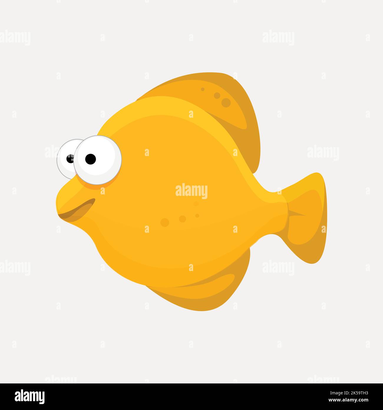 Yellow fish clipart Stock Vector Images - Alamy