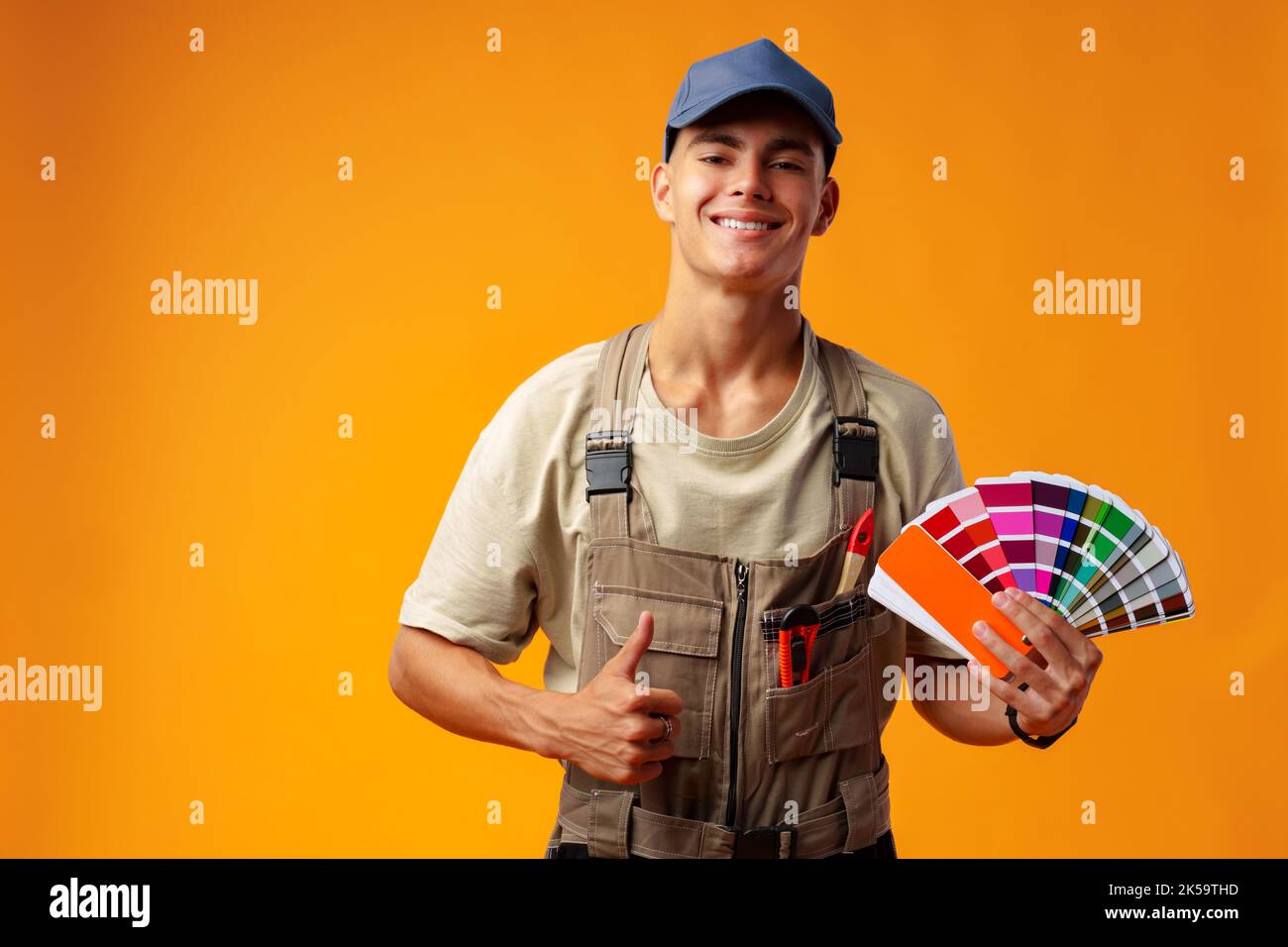 Uniform color palette hi-res stock photography and images - Alamy