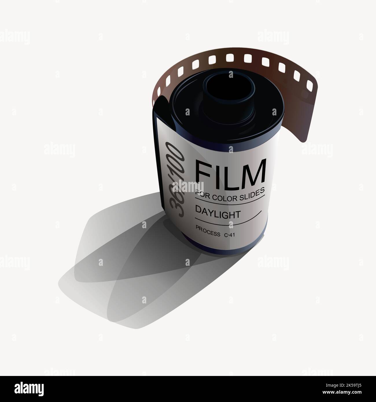 Roll film collage element vector Stock Vector Image & Art - Alamy