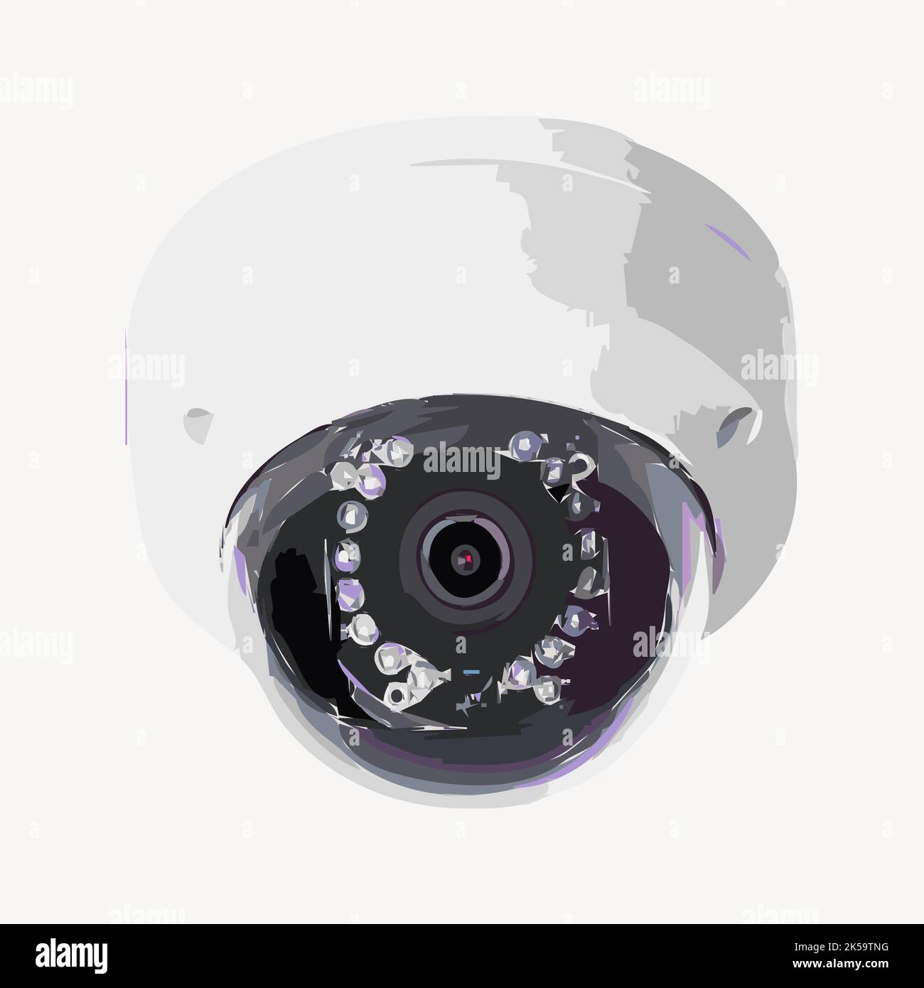 CCTV Camera collage element vector Stock Vector Image & Art - Alamy