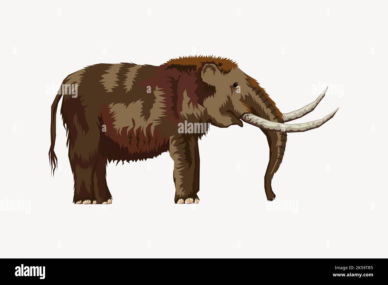 Mammoth collage element vector Stock Vector Image & Art - Alamy