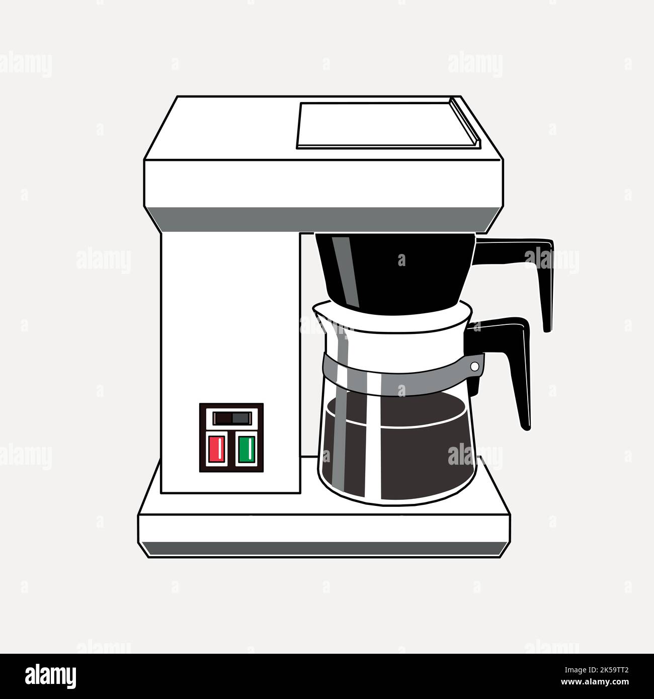 Coffee maker clipart hi-res stock photography and images - Alamy