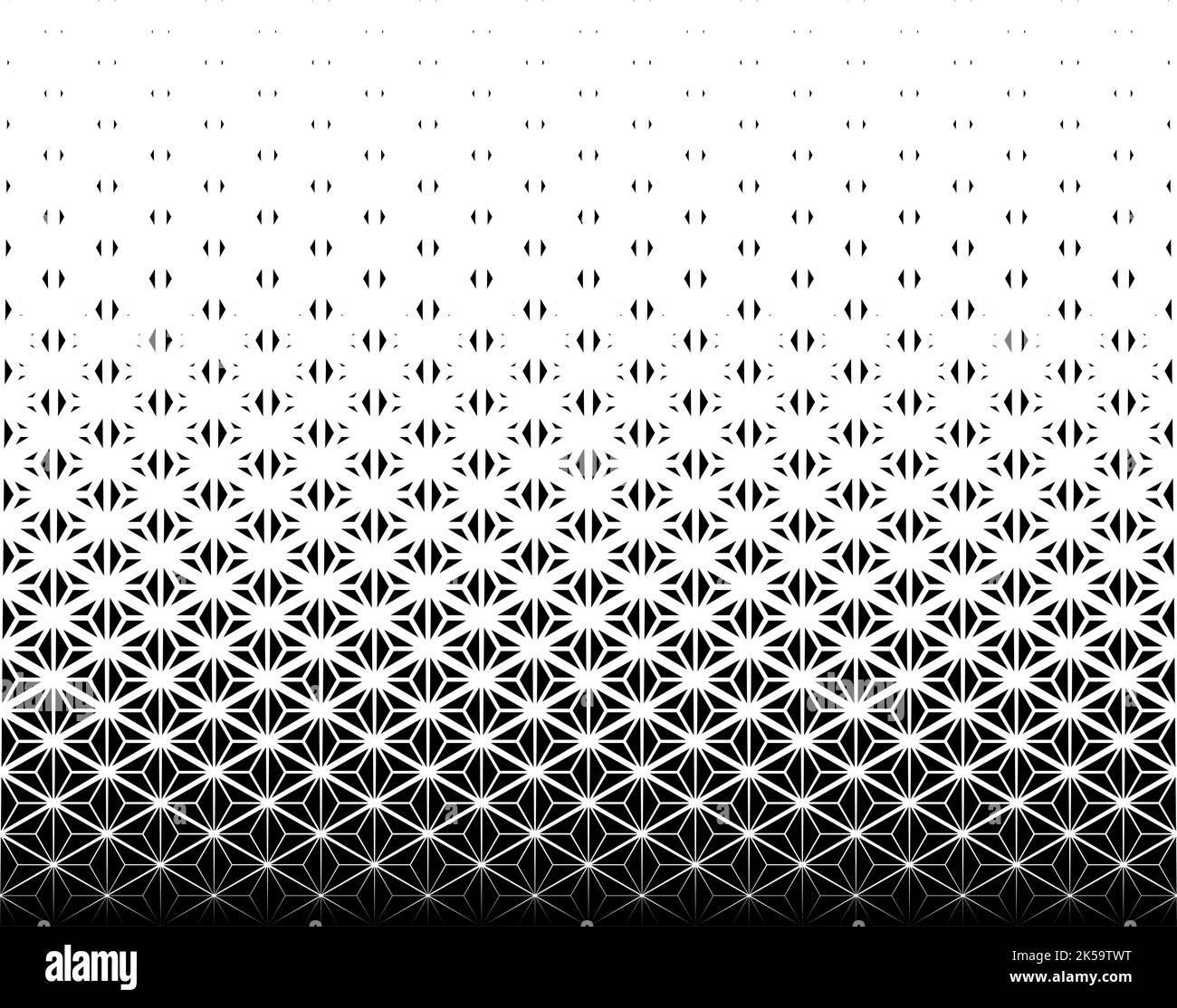 Geometric pattern of black figures on a white background.Seamless in ...