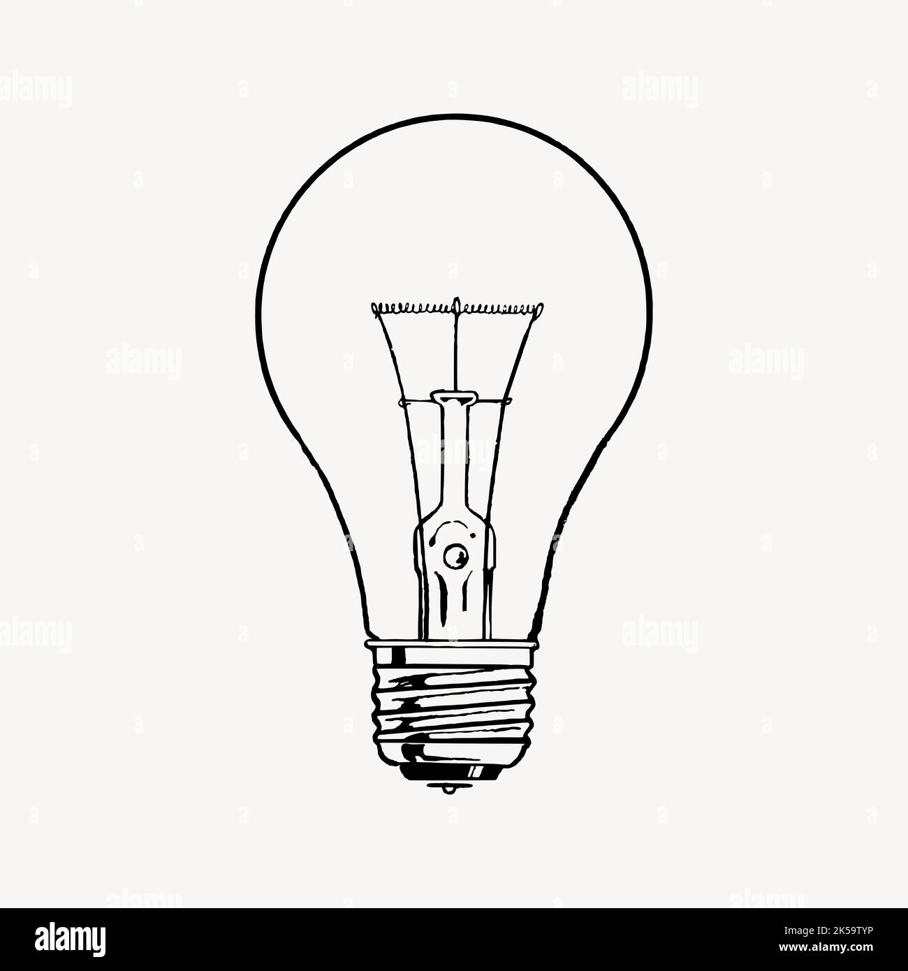 Light bulb collage element vector Stock Vector Image & Art - Alamy
