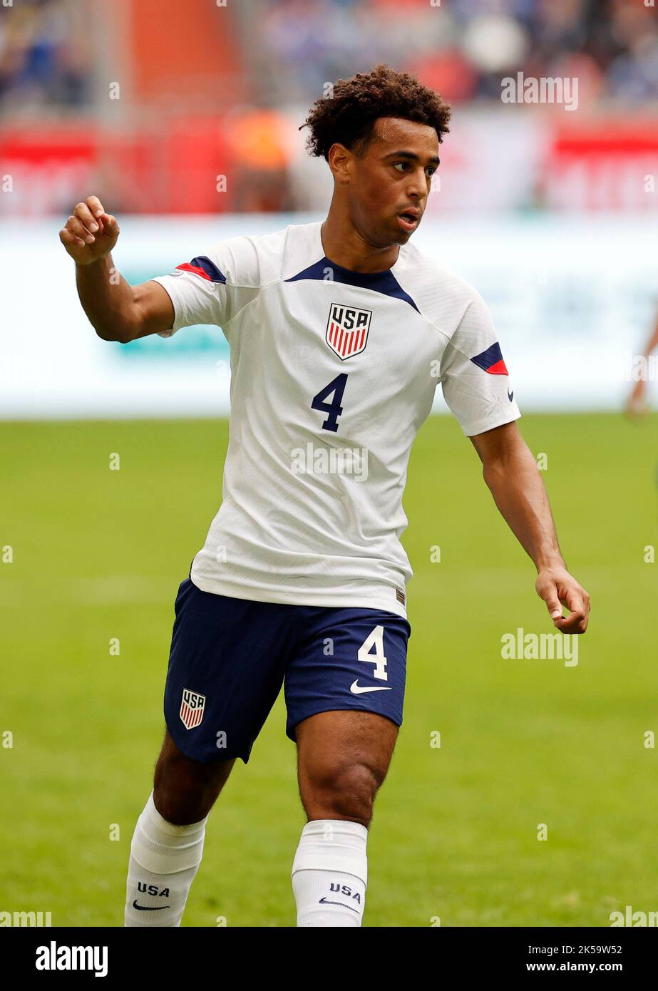 Dusseldorf, Germany. 23rd Sep, 2022. Tyler ADAMS (USA) Football/Soccer ...